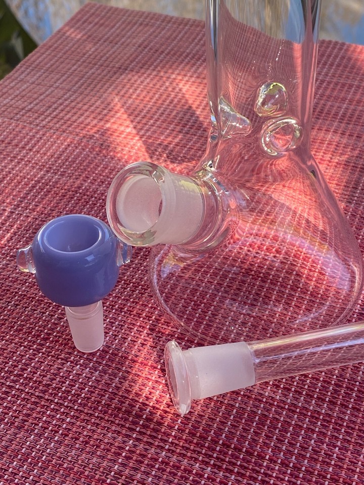 10'' Hookah Glass Water Pipe Bong Thick Bubbler Percolator Beaker | eBay