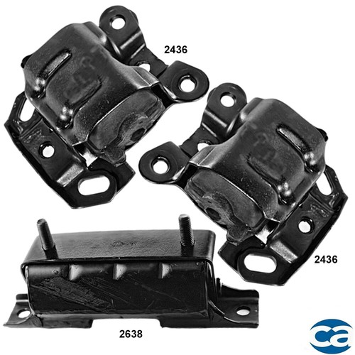 Engine Motor Mounts & Trans. Mount 3Pcs Set for Chevrolet K1500 85-86 4 ...