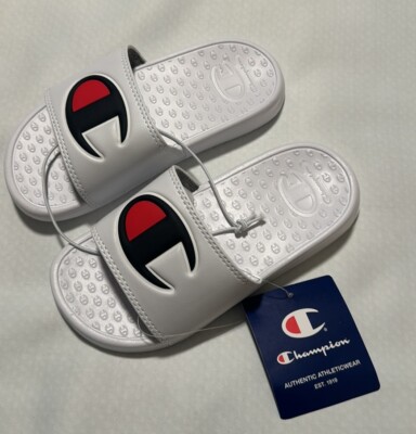 Champion Slides Boys 12 White Sandals | eBay