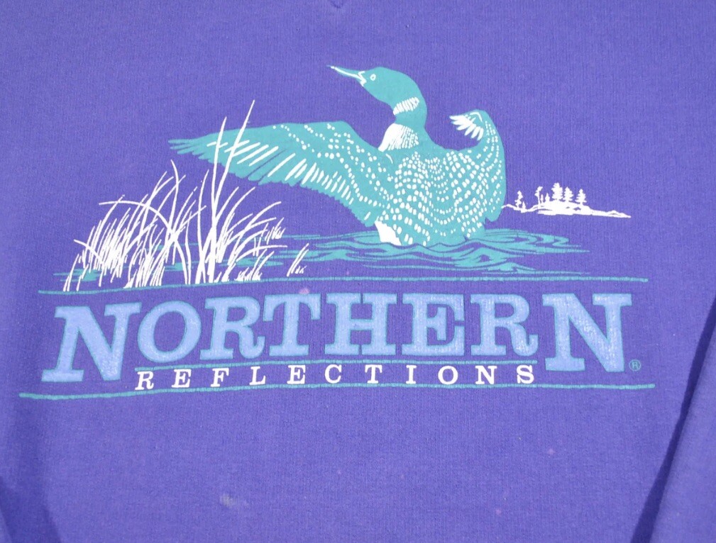 Vintage Northern Reflections 90s Hunting Purple Crewneck Sweatshirt ...