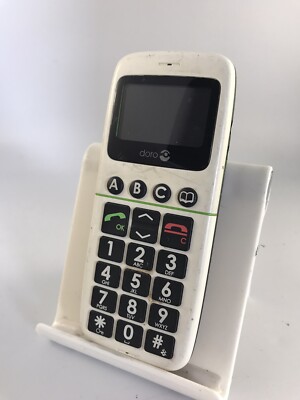 Incomplete Doro PhoneEasy 338gsm White Orange Network Mobile Phone ...