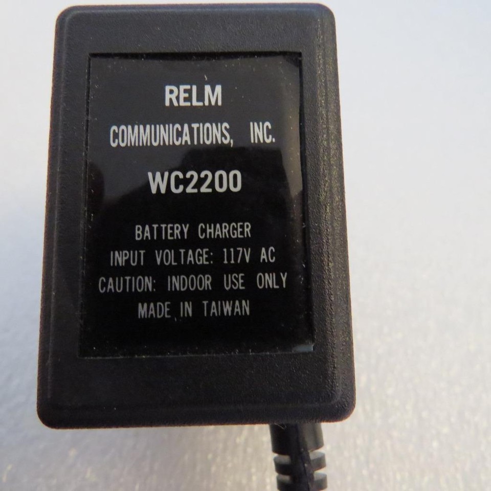 Regency Wall Charger WC2200 RELM Communications Battery Charger 117AC ...