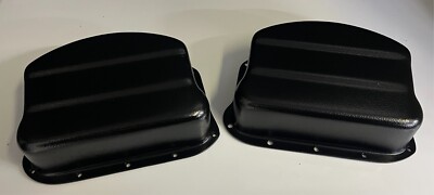 Harley Panhead Black Rocker Valve Covers FL 1948-65 OEM | eBay