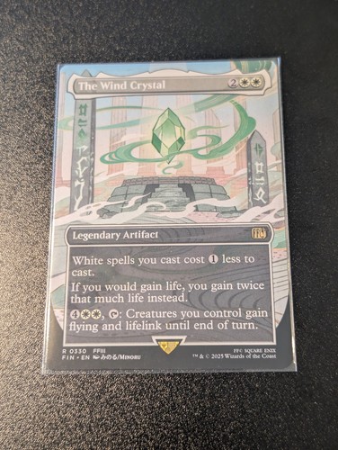 MTG - The Wind Crystal (Borderless) (FIN-330) - FINAL FANTASY Near Mint ...
