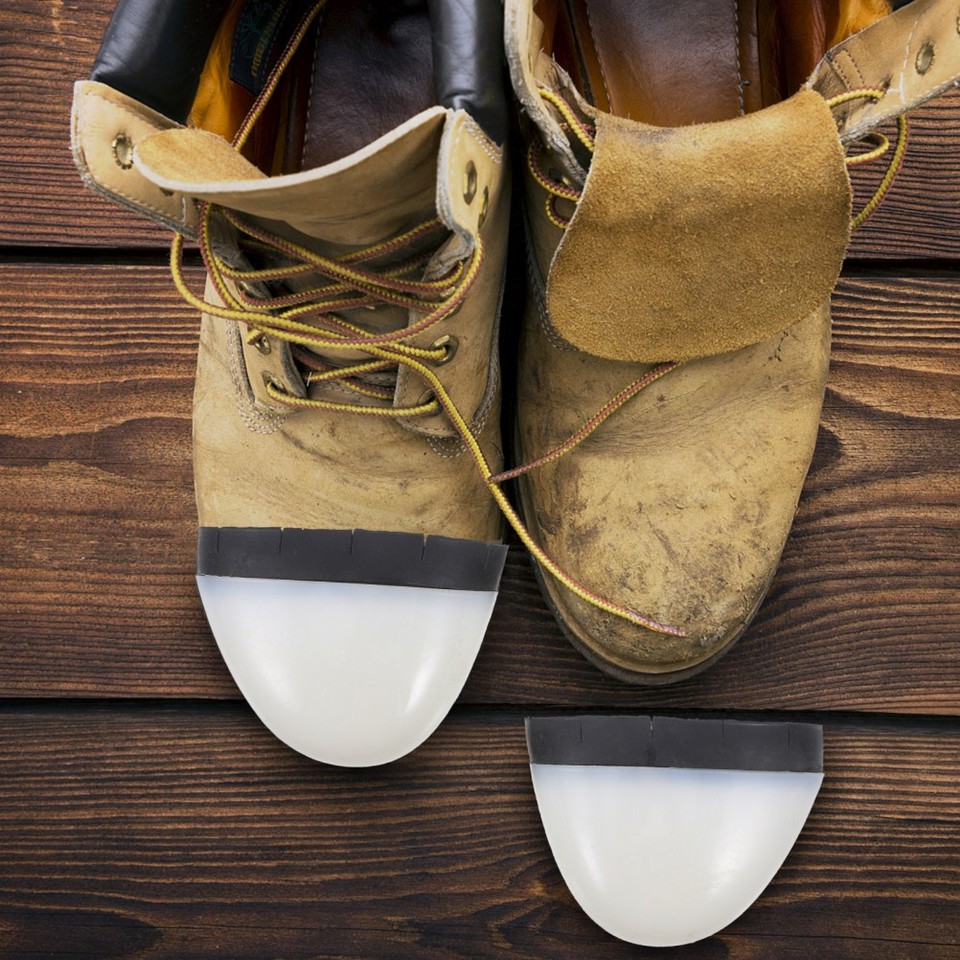 Plastic Toe Caps Work Shoe Protector Metatarsal Guard Safety Footwear ...