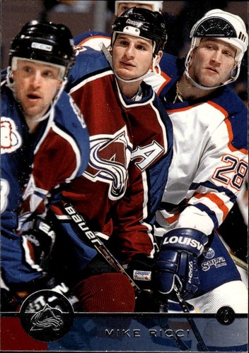 1996-97 Leaf #141 Mike Ricci Colorado Avalanche | eBay
