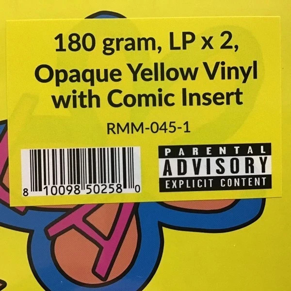 De La Soul 3 Feet High And Rising Yellow New Vinyl LP Explicit Brand ...