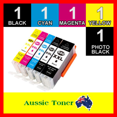 5x Ink Cartridges PGI-680 XXL CLI-681 for Canon TS6260 TS8260 TS9560 ...