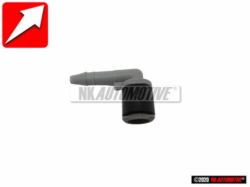 Genuine VW Windshield Washer Pump Connector Elbow Fitting - 1J0955665H ...