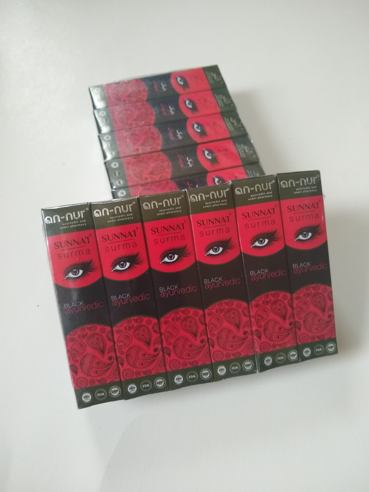 3 SUNNAT SURMA-KOHL AL-ASMAD POWDER [Gift for Parents] #KANSS [BLACK ...