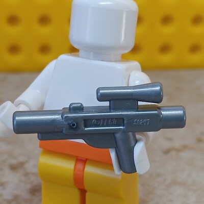LEGO Minifigure Star Wars Gun Weapon SILVER BLASTER Scope Rifle Space ...