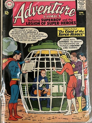 1964 Adventure Comics #321 Superman DC SILVER AGE 1st Appearance Of ...