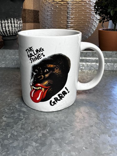 The Rolling Stones 50th Anniversary Ceramic Coffee Tea Mug Grrr Gorilla ...