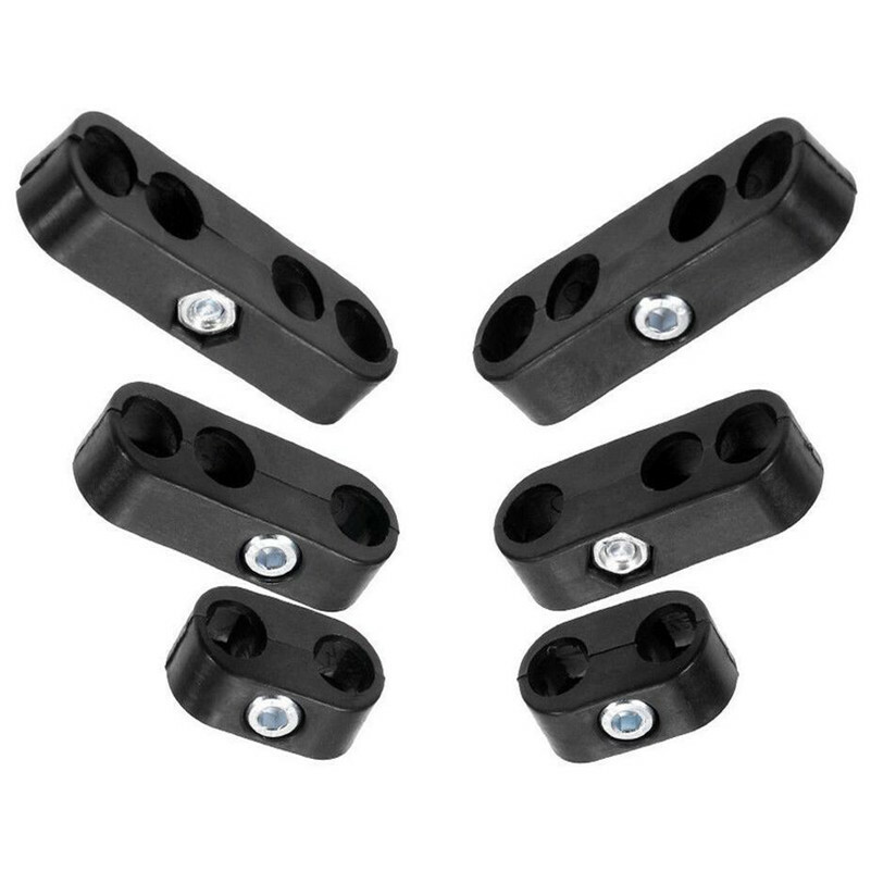 8MM SPARK PLUG IGNITION LEAD SEPARATOR WIRE DIVIDER HOLDER CLAMP KIT ...