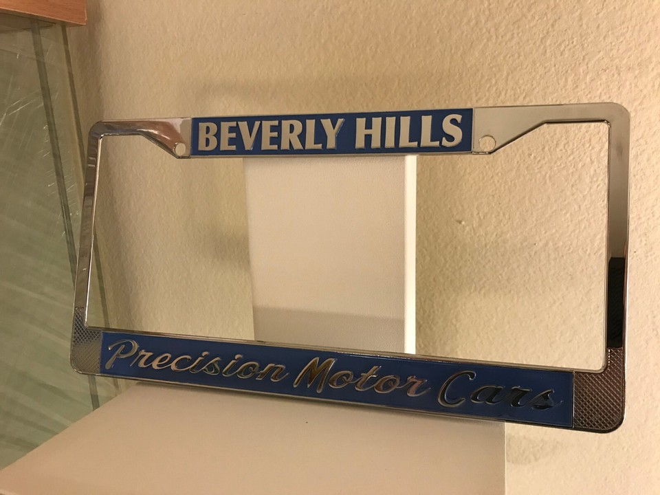 Beverly Hills Precision Motor Cars Dealership License Plate Frame ...