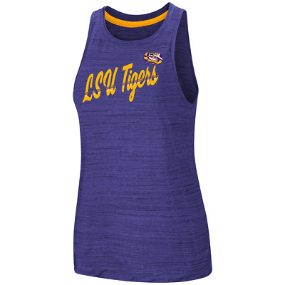 LSU Tigers Womens Tank Top Shirt Purple Free Shipping! | eBay