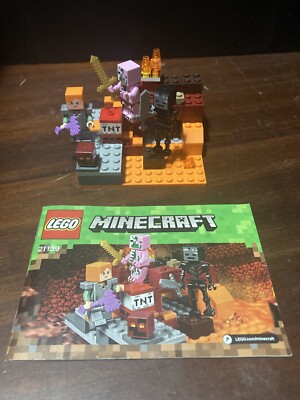 LEGO Minecraft: The Nether Fight 21139 (Retired) 100% Complete Manual ...