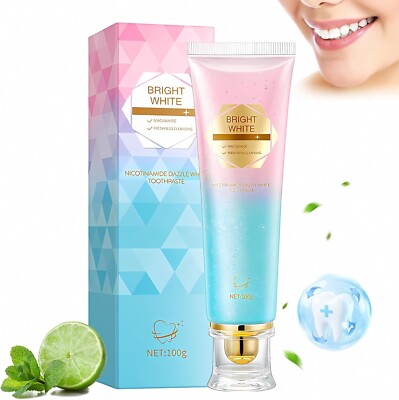 100g Body Accel -Niacinamide Whitening Toothpaste Freshens Breath 24 ...