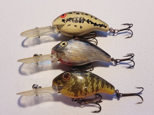3 Vintage Rebel Deep Wee R Crankbaits | eBay