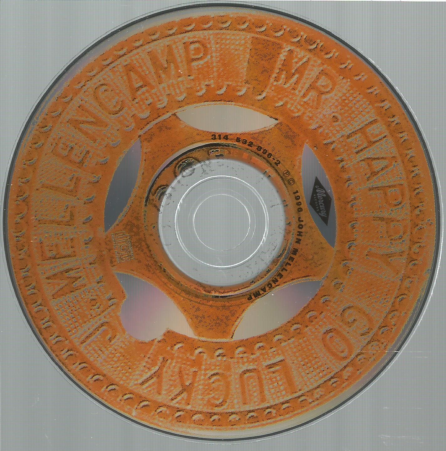 Mr. Happy Go Lucky by John Mellencamp (CD, Sep-1996, Island/Mercury ...