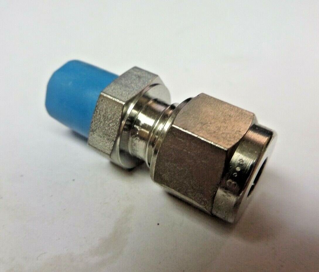 Swagelok Stainless Steel Tube Connector SS-6M0-1-2RT 6MM OD Tube X 1/8 ...