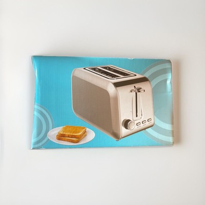 2 Slice Stainless Steel Toaster - Blue/Stainless - TA01308AD-UL | eBay