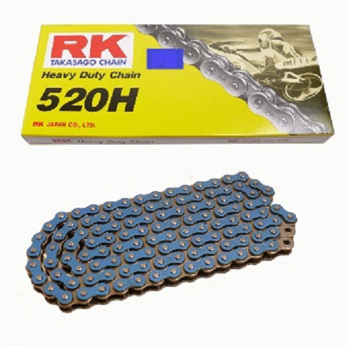 Chaîne Transmission RK 520H 120 Maillons CL Bleu Gaz Ec Six Days 250 ...