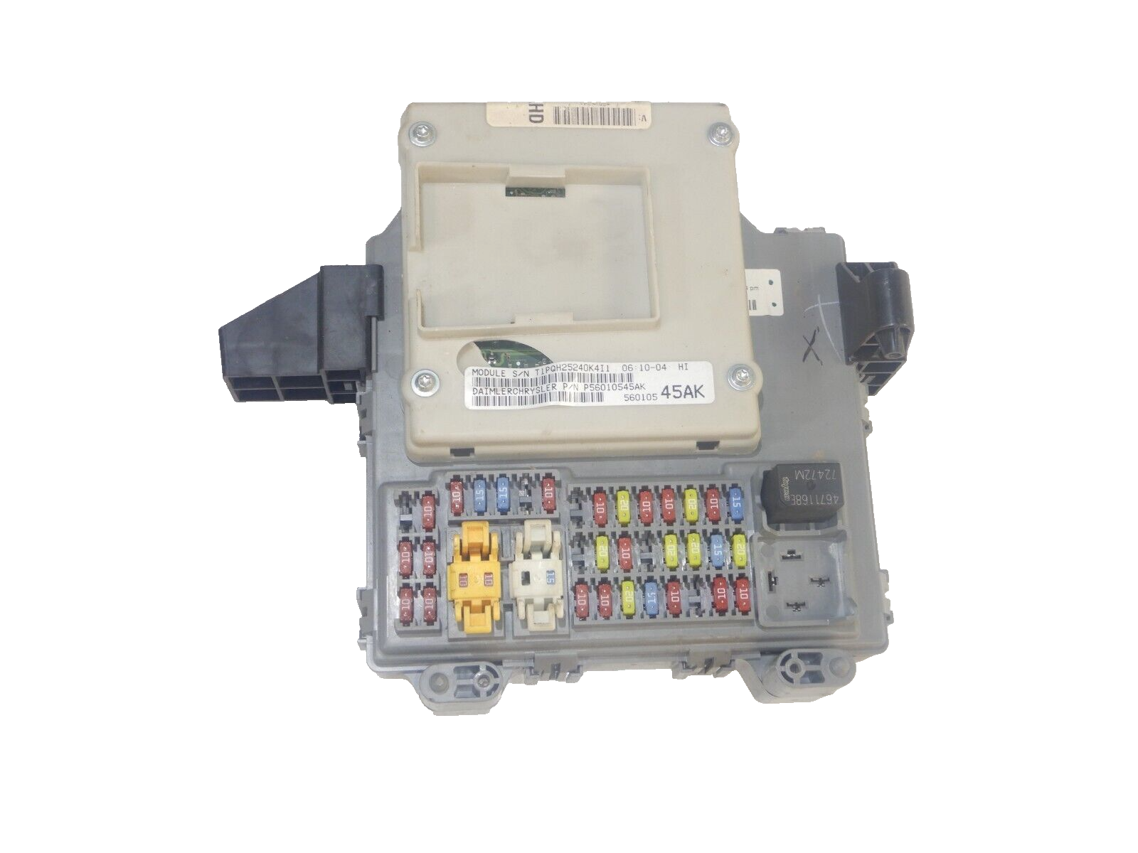 Jeep Liberty KJ 05 3.7L BCM Body Control Module Fuse Panel 56010545 ...