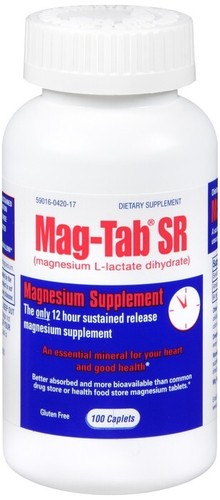 Mag-Tab Magnesium Supplement Caplet - 1928175 (100 Count) for sale ...