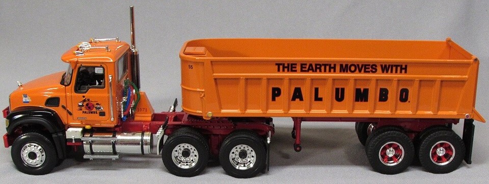 Vintage 1999 First Gear Mack Palumbo Granite Tractor with End Dump ...