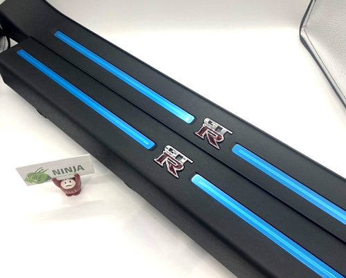 Nissan Genuine GT-R R35 Kicking Plate Left Right Black OEM | eBay