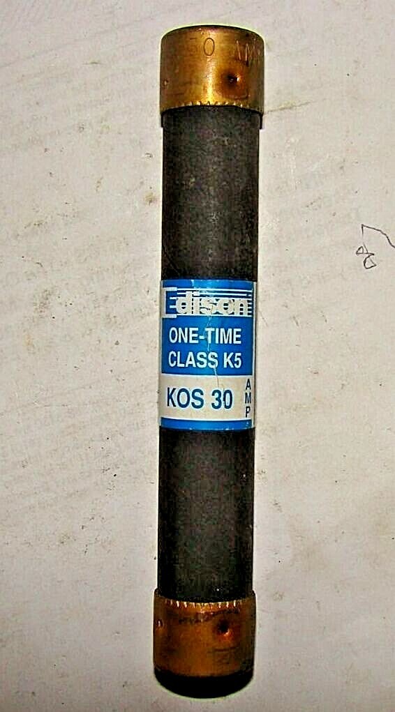 KOS30 Edison Fuse One Time 30 Amp 600v (new) for sale online | eBay