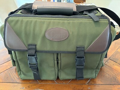 Classic ORVIS Fly Fishing Travel Bag. Canvas and Leather with Shoulder ...