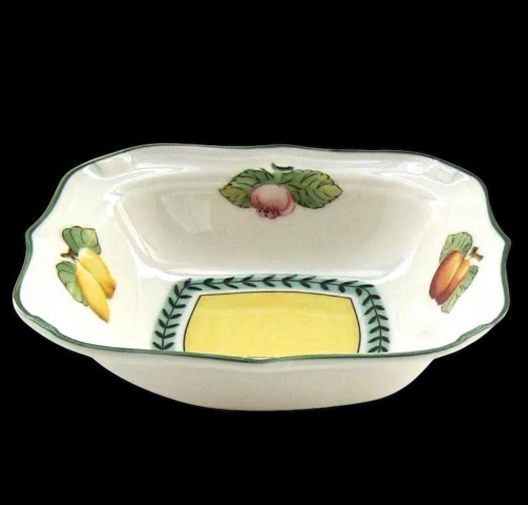 Set Of 4 New Villeroy and Boch French Garden Fleurence Square All ...