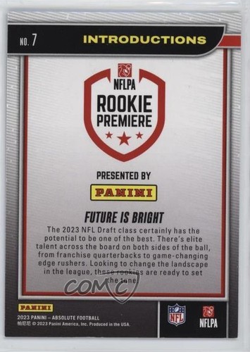 2023 Panini Absolute Introductions Blue Spectrum /50 Dalton Kincaid #7 ...