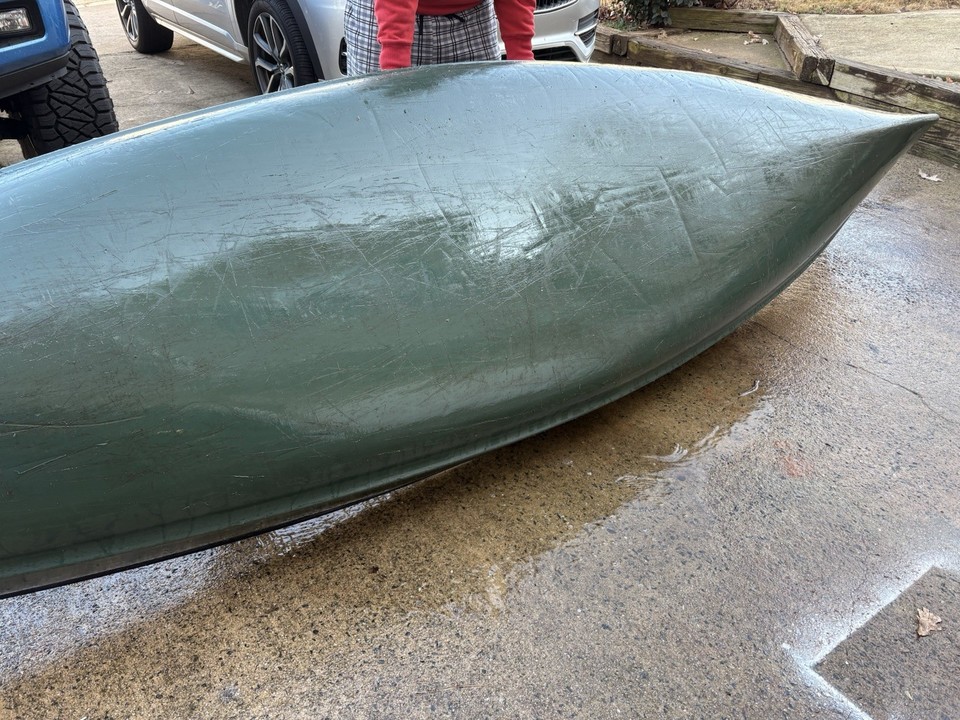 14’ Old Town Guide 147 Tandem Canoe W/ Wooden Paddles | eBay