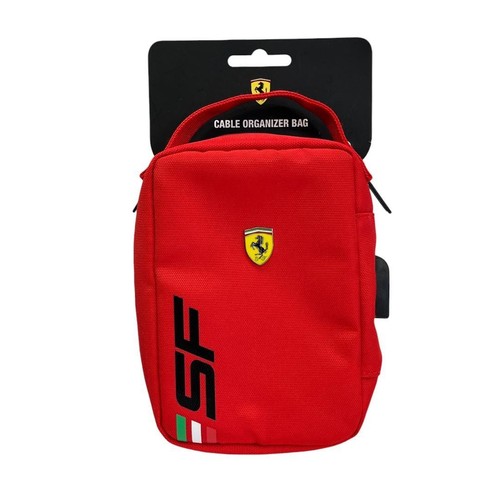 Ferrari Pouch with USB Port Red New Officially Licensed | eBay Australia