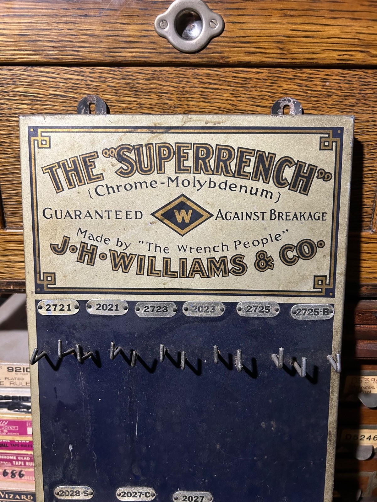 VINTAGE JH WILLIAMS TOOL DISPLAY | eBay
