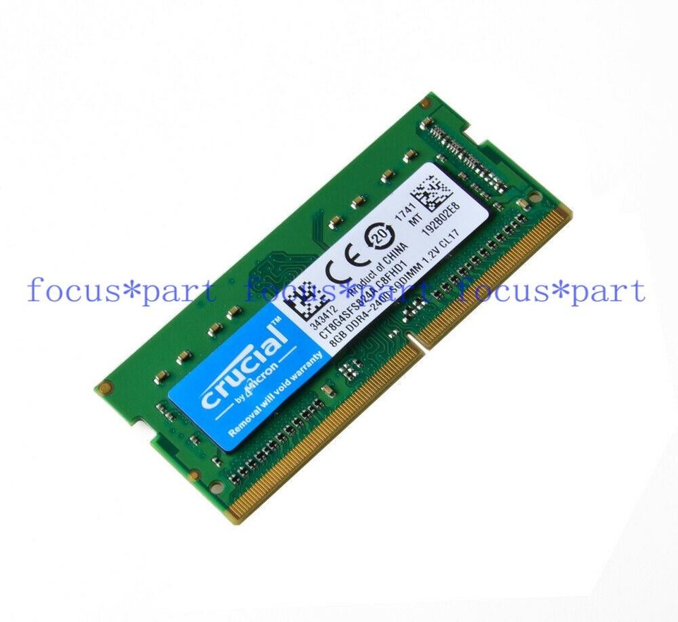 Crucial 8GB 16GB 32GB DDR4 RAM 2133 2400 2666 MHz SO-DIMM 260-Pin ...