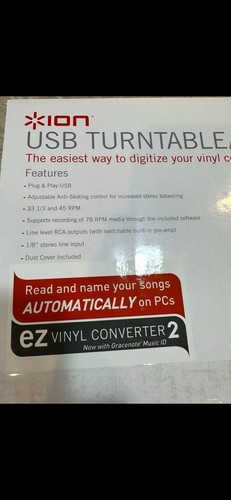 ION Audio TTUSB10 Turntable for sale online | eBay