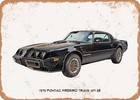 Classic Car Art - 1979 Pontiac Trans Am SE Oil Painting - Rusty Look ...