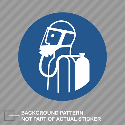M047 Use Breathing Equipment (Scba) Sticker Decal Vinyl iso 7010 ...