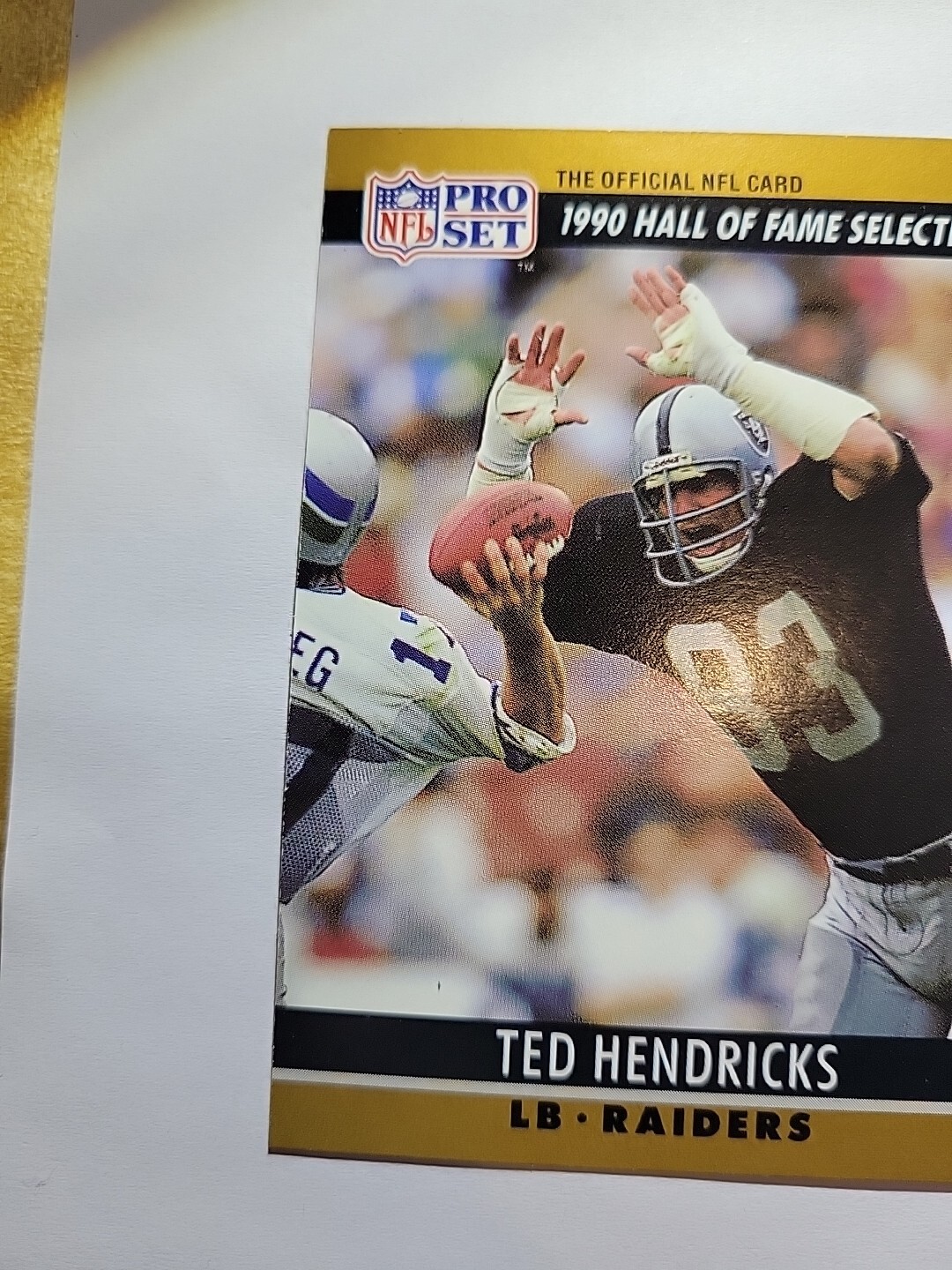 1990 Pro Set - Hall of Fame Selection #26 Ted Hendricks for sale online ...