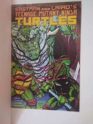 TEENAGE MUTANT NINJA TURTLES #45 MT 9.8 CGC BERGER STORY COVER AND ART ...