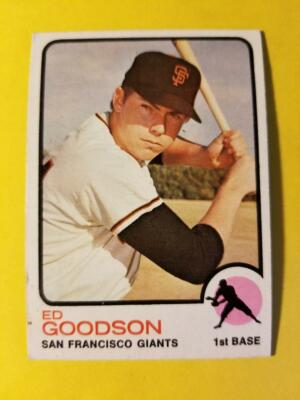 VINTAGE ED GOODSON #197 SAN FRANCISCO GIANTS - 1974 TOPPS MLB BASEBALL ...
