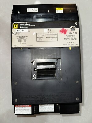 LC36300 SQUARE D I-Line Circuit Breaker 300A 600V 3P 3PH LC 300 AMP 600 ...