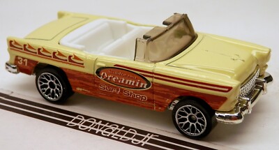 Matchbox 1955 Chevrolet Bel-Air 2Dr Convertible California Surf Shop ...