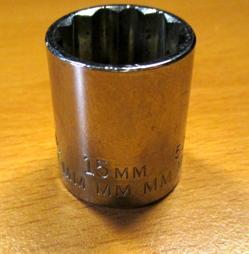 EASCO Professional Socket, 3/8 In Dr, 12 Pt, 528115 Std *MADE IN THE ...