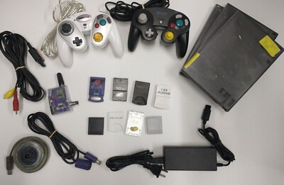 Gamecube Memory Cards, Cords, Controllers, Case, Accessories - PICK AND ...