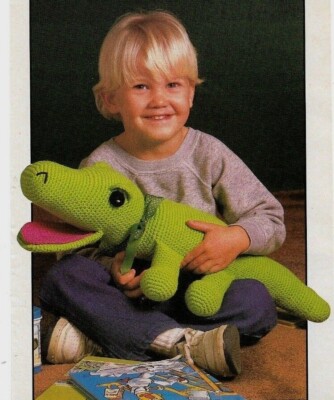ALLIE-GATER 23" STUFF ANIMAL TOY DIGEST SIZE CROCHET PATTERN ...